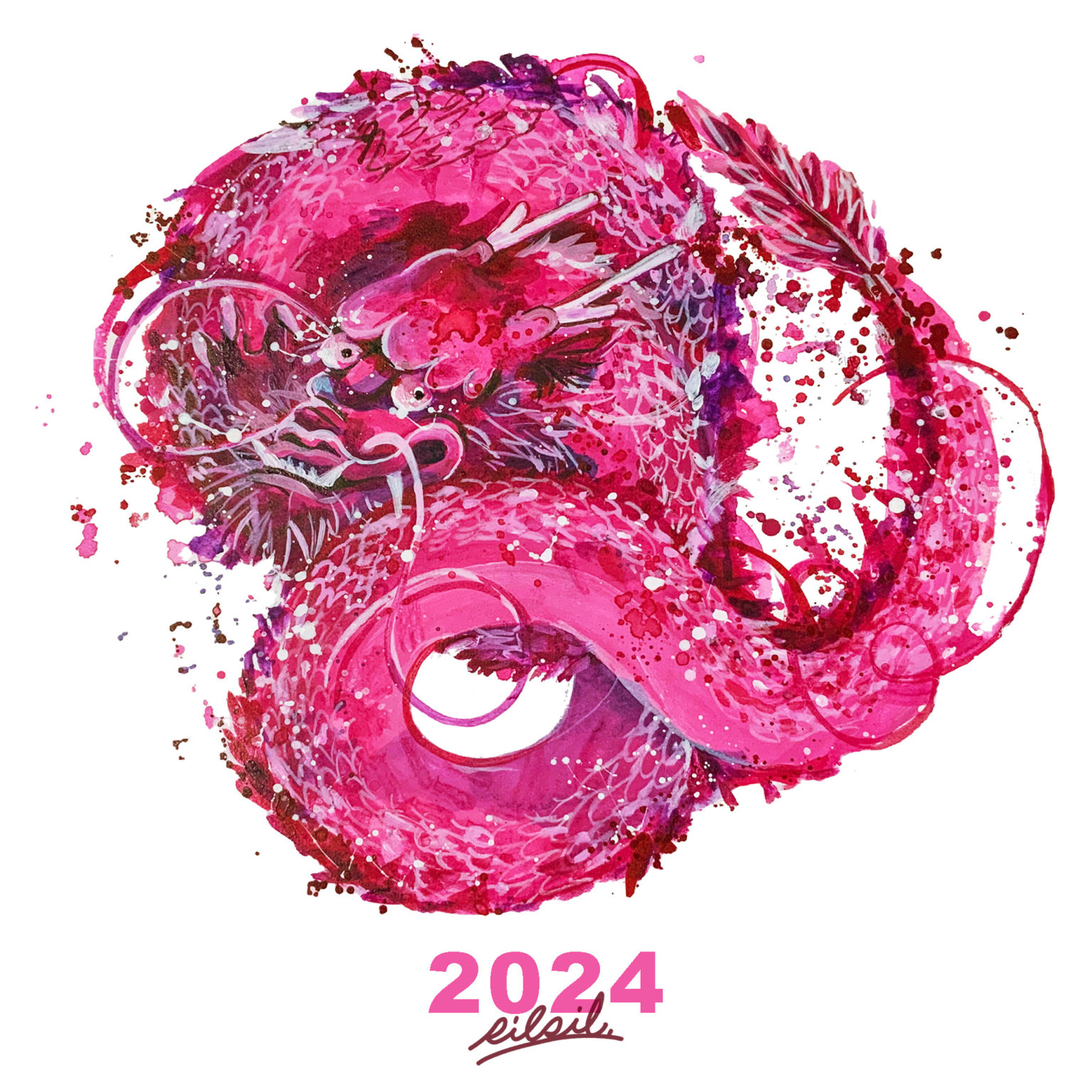 2024あけましておめでとうございます - Artist silsil official web site（アーティスト シルシル 公式ウェブサイト）